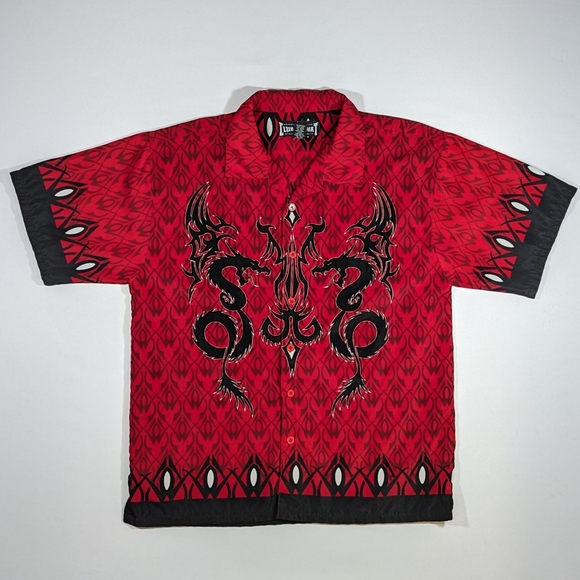 Steve & Barry's | Shirts | Vintage Steve Barrys Club Shirt Red Dragon ...
